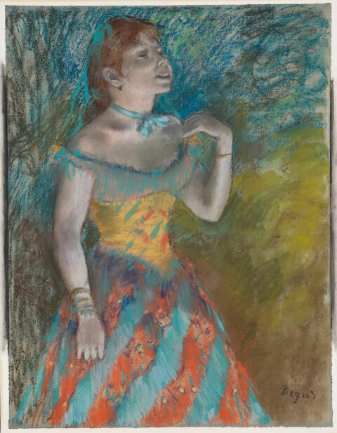 Postcard Story – The Singer in Green – Edgar Degas – 1884 – The ...